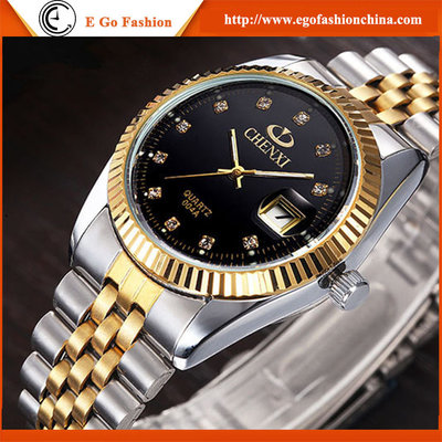 004A Gold Watch Luxury Stainless Steel Watches for Man Unisex Women Watch Quartz Watches