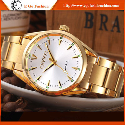 006A IPG Full Gold Watch Wholesale Luxury Men Watch Stainless Steel Quartz Analog Watches