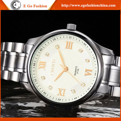 013B Rose Gold Silver Marks Black White Classic Watches Unisex Women Watch Stainless Watch