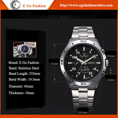 027B Stainless Steel Watch Big Dial R-L-X High Quality Copy Watches Original CHENXI Watch