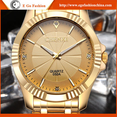 050 Full Gold Watch for Man Women Unisex Watches Luxury Watch Vintage Retro Watches Man