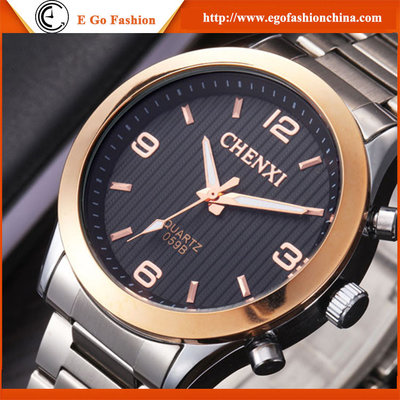 059B Rose Gold Watch Stainless Steel Quartz Watches Wholesale Cheap Women Watch Rhinestone