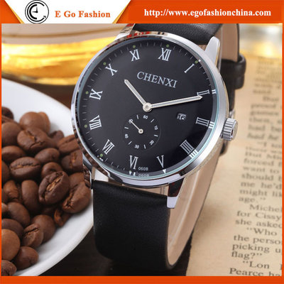 060B Fashion Business Watch Quartz Analog Watches for Man Leather Watch Unisex Watch Women