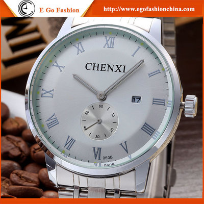 060B Stainless Steel Customized Watch OEM Watch Quartz Men Watch Gift Watches for Business
