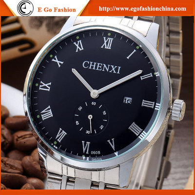 060B Stainless Steel Customized Watch OEM Watch Quartz Men Watch Gift Watches for Business
