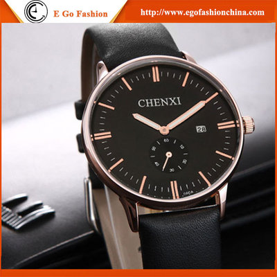 060 Leather Band Watch Fashion Jewelry Wholesale Cheap Watches Retailing Rose Gold Watch