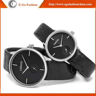 061A Mens Watch Fashion Timepieces CHENXI Branding Quartz Analog Watches Leather Watch Men