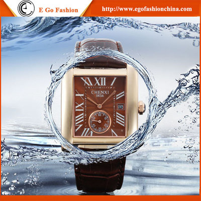 063A Fashion European Hotsale Watches Women Luxury Watch Rose Gold Square Quartz Watch New