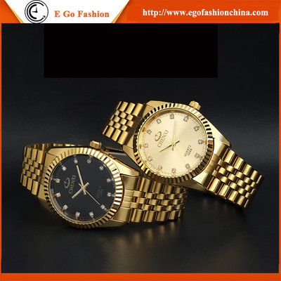 IPG004A Black White Full Gold Luxury Watches for Man Woman Women Watch African Lady Watch