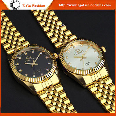 IPG004A Black White Full Gold Luxury Watches for Man Woman Women Watch African Lady Watch