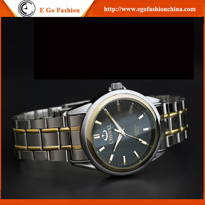 005A Fashion Jewelry Watches for Man Stainless Steel Watch Quartz Analog Watch Gold Watch