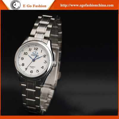 Small Order Mixed Colors Stainless Steel Watch for Office Lady Wholesale Quartz Watches