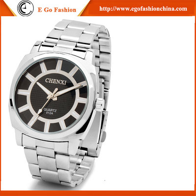 012A Stainless Steel Watches Unisex Watch Quality Steel Analog Watch Roman Numbers Watch