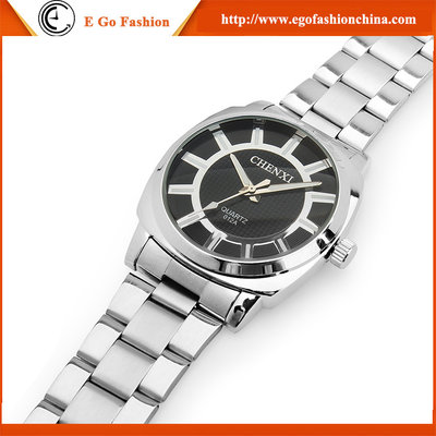 012A Stainless Steel Watches Unisex Watch Quality Steel Analog Watch Roman Numbers Watch