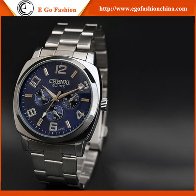 012C Stainless Steel Watch Luxury Imitation Diamond Watch Quartz Analog Watches Man Watch