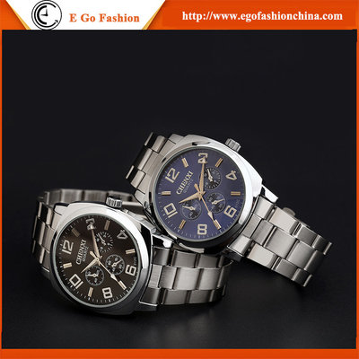 012C Stainless Steel Watch Luxury Imitation Diamond Watch Quartz Analog Watches Man Watch