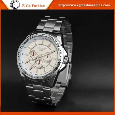 014B Big Dial Watch Fashion Jewelry Wholesale Stainless Steel Watch Quartz Watches Man New