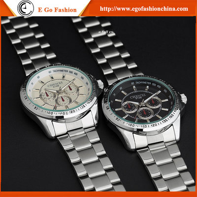 014B Big Dial Watch Fashion Jewelry Wholesale Stainless Steel Watch Quartz Watches Man New