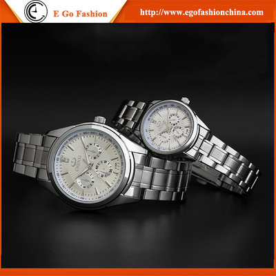 018A Steel Couple Watch Kerean Fashion Jewelry Watch Hotsale USA Quartz Watch for Couple