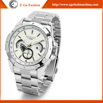 019D Fashion Casual Watch 3 Small Dials Watch Wholesale OEM Customized Logo Man Wristwatch