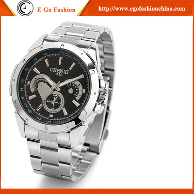 019D Fashion Casual Watch 3 Small Dials Watch Wholesale OEM Customized Logo Man Wristwatch