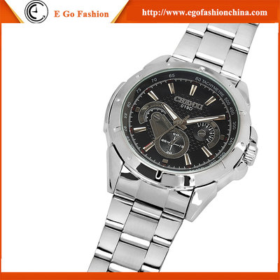 019D Fashion Casual Watch 3 Small Dials Watch Wholesale OEM Customized Logo Man Wristwatch
