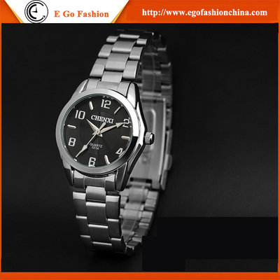 021B Stainless Steel Watch for Lovers Couple Watch Blue Black Classic Watch Quartz Watch
