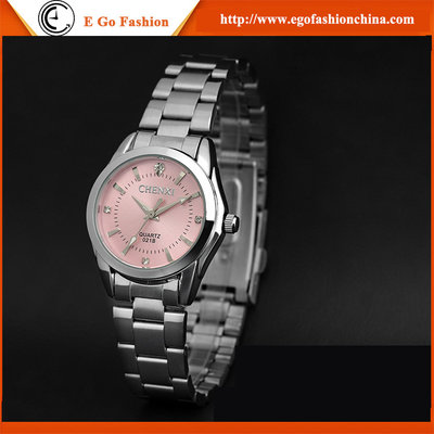 021B Pink Blue Watches Wholesale Watch Man Stainless Steel Watch Quartz Watch Couple Watch