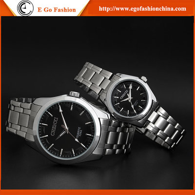 024A E Go Fashion Watch for Couples Stainless Steel Watch Quartz Watch Analog Watch Woman