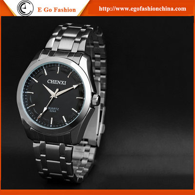 024A E Go Fashion Watch for Couples Stainless Steel Watch Quartz Watch Analog Watch Woman