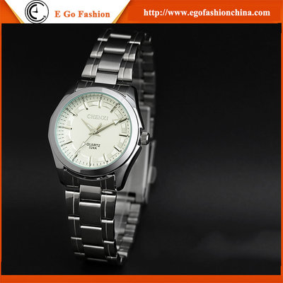 024A E Go Fashion Watch for Couples Stainless Steel Watch Quartz Watch Analog Watch Woman