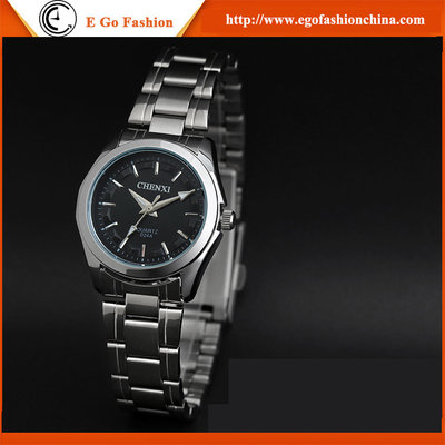 024A E Go Fashion Watch for Couples Stainless Steel Watch Quartz Watch Analog Watch Woman