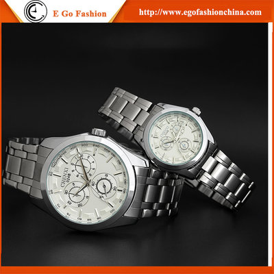 024B Fashion Watch Casual Watch Stainless Steel Couple Watch Customized Logo Quartz Watch