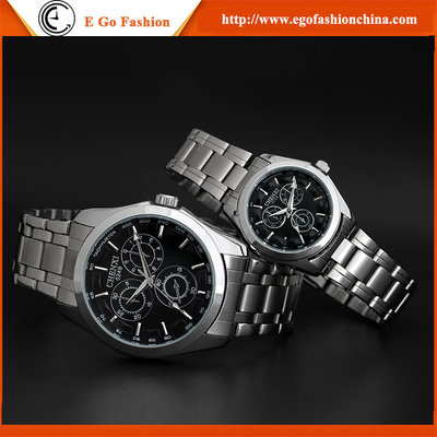 024B Fashion Watch Casual Watch Stainless Steel Couple Watch Customized Logo Quartz Watch
