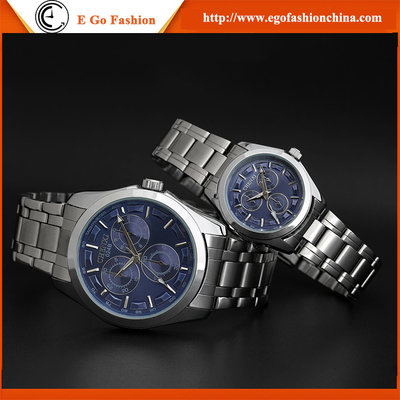 024B Fashion Watch Casual Watch Stainless Steel Couple Watch Customized Logo Quartz Watch