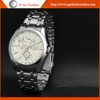 024B Fashion Watch Casual Watch Stainless Steel Couple Watch Customized Logo Quartz Watch
