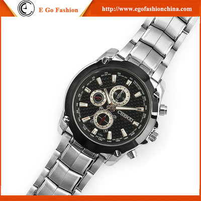 036A E Go Fashion Watch Wholesale Retail Watches for Man Stainless Steel Watch Men Watches