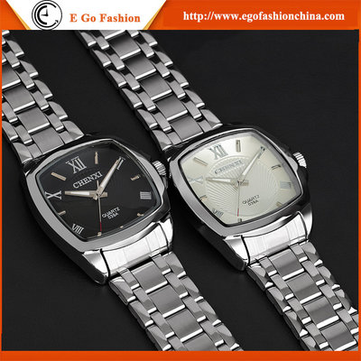 039A Customized Watch OEM Watch Stainless Steel Band Famous Branding Watch Man Square Dial