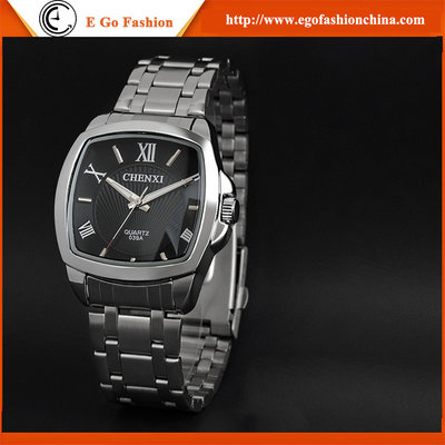 039A Customized Watch OEM Watch Stainless Steel Band Famous Branding Watch Man Square Dial