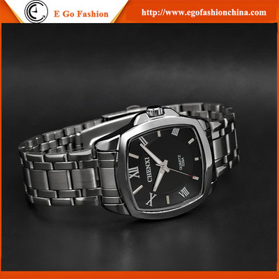 039A Customized Watch OEM Watch Stainless Steel Band Famous Branding Watch Man Square Dial