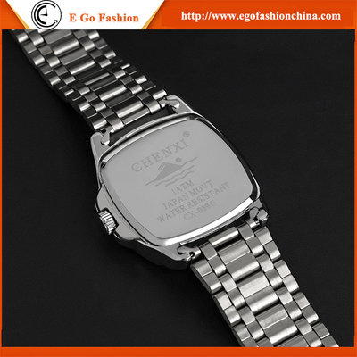 039A Customized Watch OEM Watch Stainless Steel Band Famous Branding Watch Man Square Dial