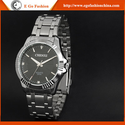 050A Cool Men's Watch Gift Watch Stainless Steel Strap Fashion Watch Big Dial Luxury Watch