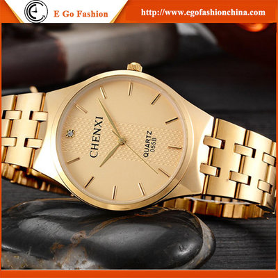 Luxury Gold Watch for Woman Stainless Steel Watch Quartz Analog Watch Couple Watches Women