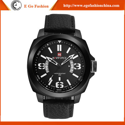 Leather Watches for Man Stainless Steel Back Watch Fashion Sports Watch Day&Date Watches
