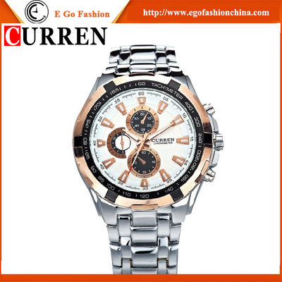 2016 New Arrivals Full Stainless Steel Watch Quartz Analog Watches for Man Men's Watches