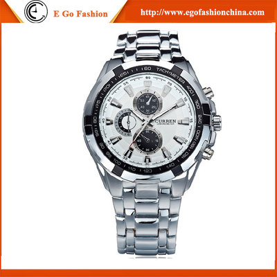 2016 New Arrivals Full Stainless Steel Watch Quartz Analog Watches for Man Men's Watches