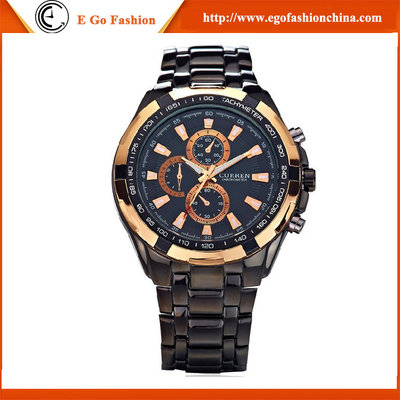 2016 New Arrivals Full Stainless Steel Watch Quartz Analog Watches for Man Men's Watches
