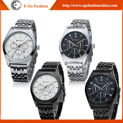 CURREN 8134 Fashion Jewelry Watches Full Stainless Steel Retro Watch Man Men Quartz Watch