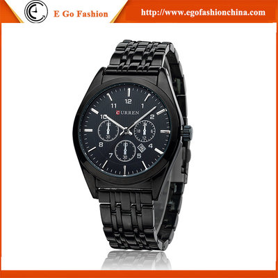 CURREN 8134 Fashion Jewelry Watches Full Stainless Steel Retro Watch Man Men Quartz Watch
