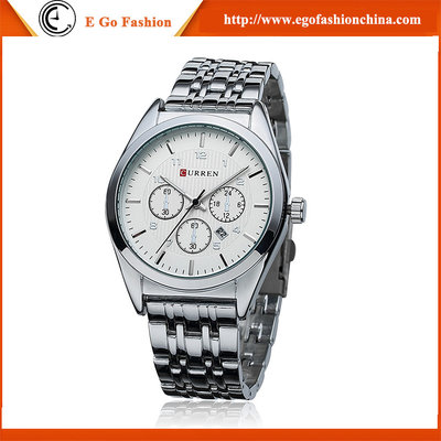 CURREN 8134 Fashion Jewelry Watches Full Stainless Steel Retro Watch Man Men Quartz Watch